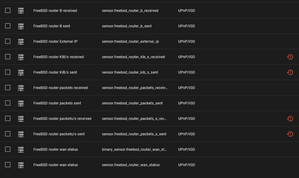 Upnp Igd No X Second Sensors Derived Sensors Present · Issue 57054 · Home Assistant Core · Github
