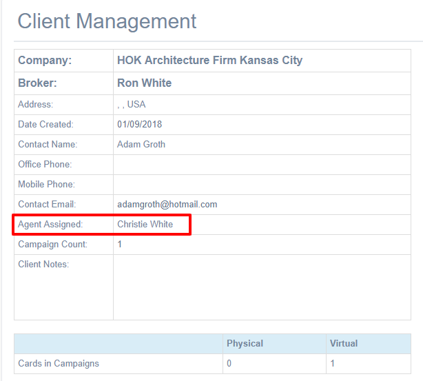 List Agents assigned to Client in Client Management View · Issue #209 · DennisRSI ...