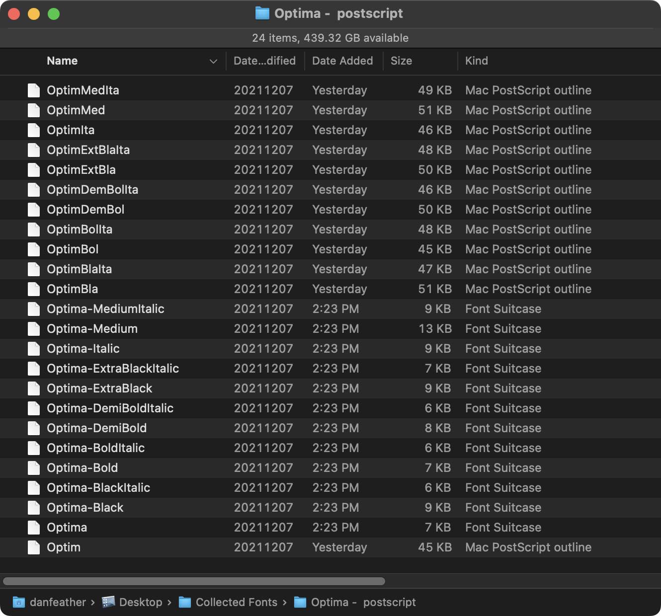 Postscript fonts don't show up in Open dialog · Issue #5227 · fontforge/fontforge · GitHub