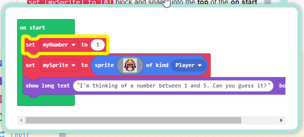 Fun bug with //@highlight tag for one specific hint · Issue #3169 · microsoft/pxt-arcade · GitHub
