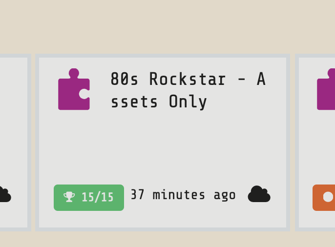 A couple of my projects are showing up in my gallery as completed ...
