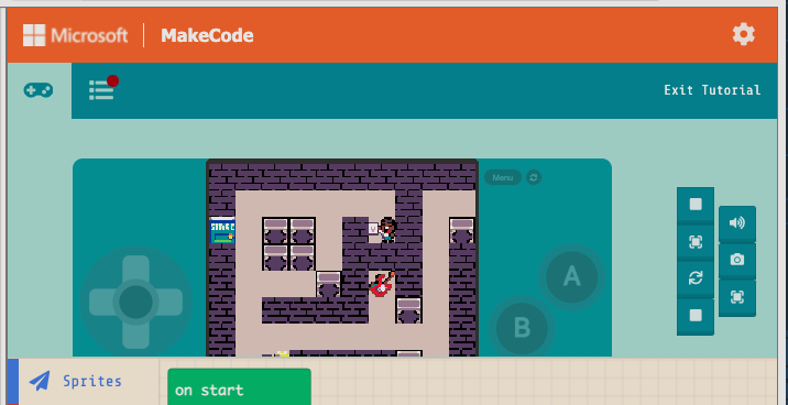 Very nearly clicked "Exit Tutorial" to get out of the game window · Issue #4029 · microsoft/pxt ...