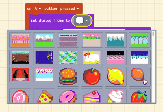 Dialog frame editor no longer filters out other images · Issue #5741 ...