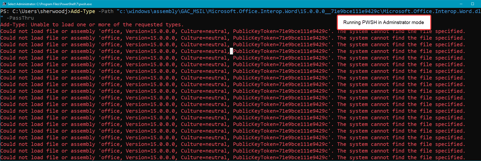 Add-Type not loading dll · Issue #19795 · PowerShell/PowerShell · GitHub