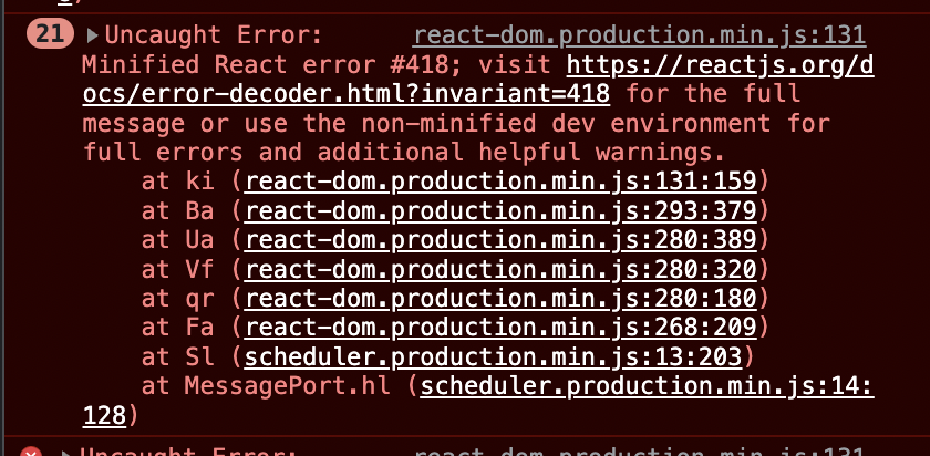 Hydration errors in products page · Issue #602 · Shopify/hydrogen · GitHub