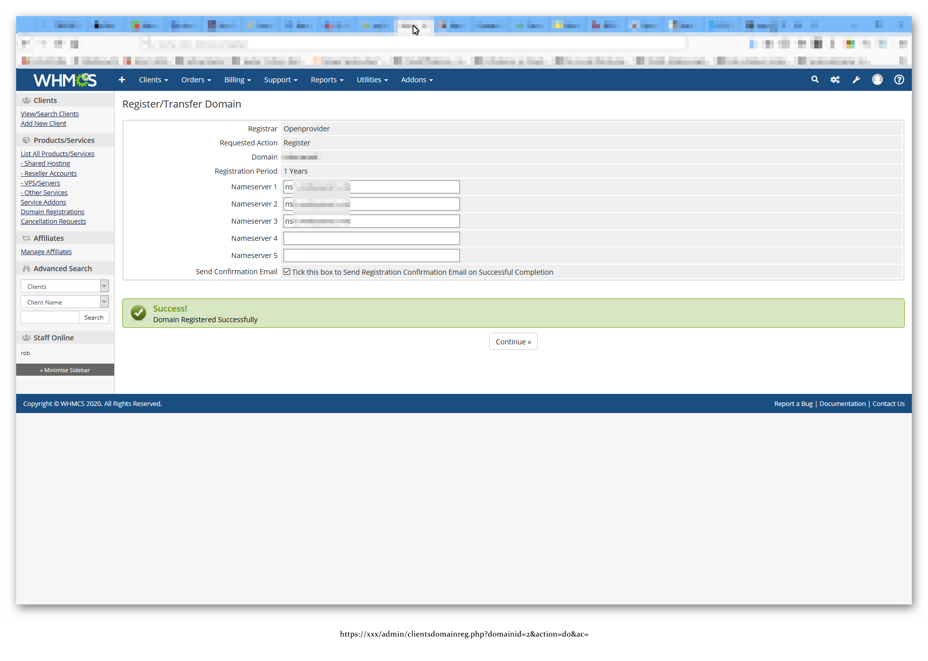 [BUG] Domain registration not possible in WHMCS 8.02 · Issue #105 · openprovider/Openprovider ...