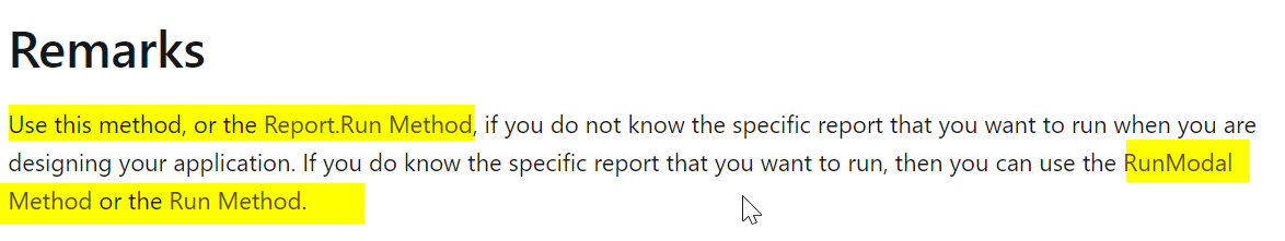 strange remark regaring runmodal/run methods · Issue #2164 · MicrosoftDocs/dynamics365smb ...