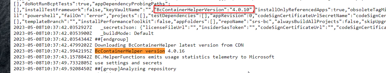 Issue with param bccontainerhelperversion & different helper versions loaded · Issue #513 ...