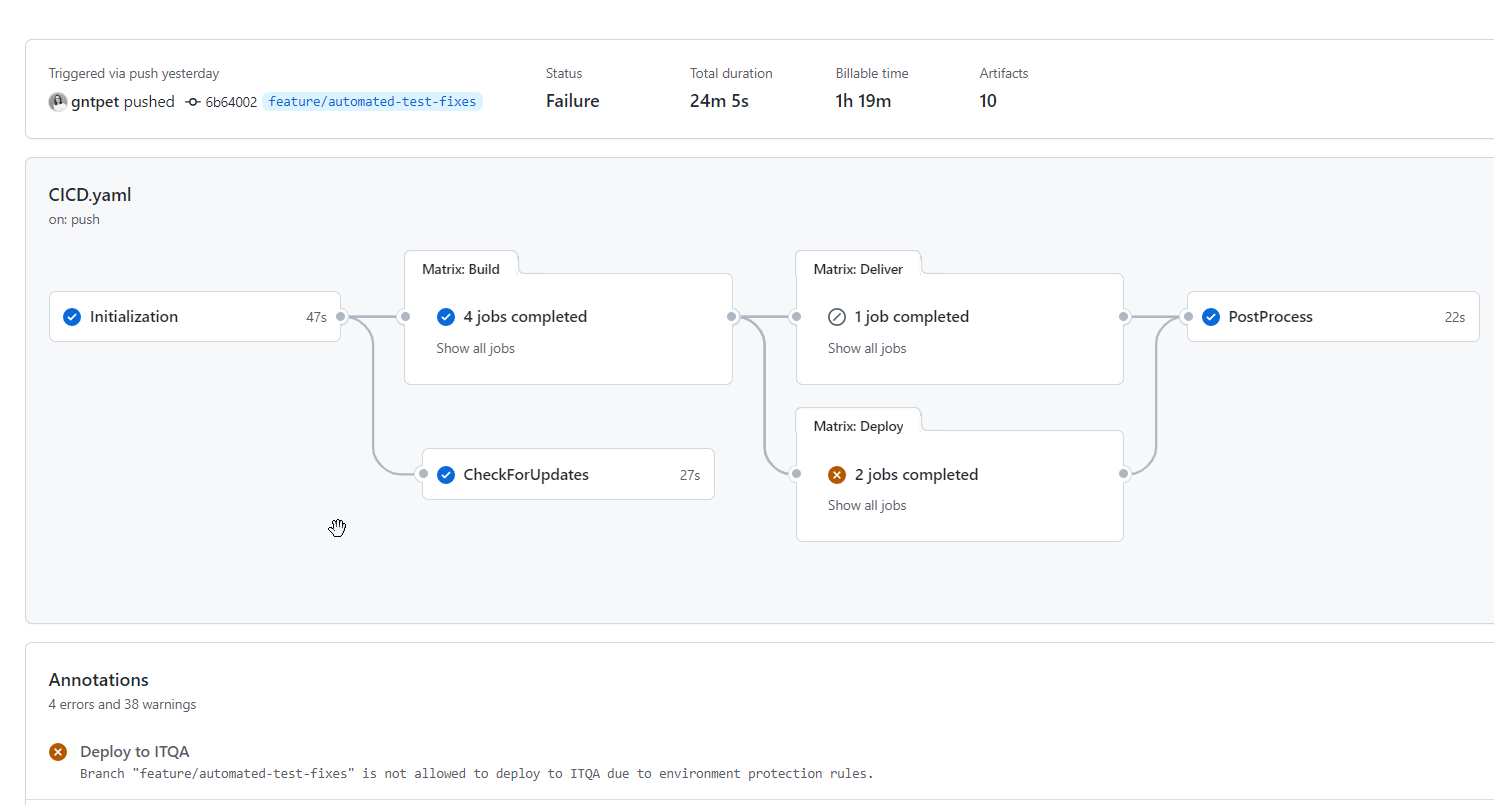 CI/CD attempts to deploy from feature branch · Issue #558 · microsoft/AL-Go · GitHub