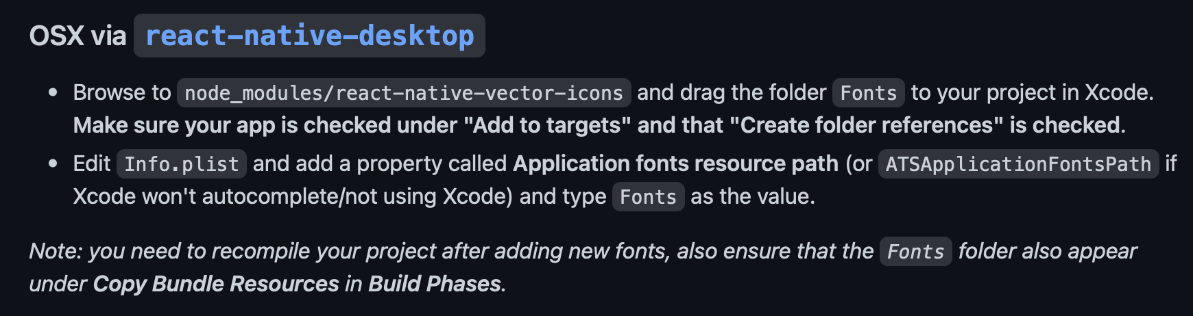 Question: How to link fonts? · Issue #482 · microsoft/react-native-macos · GitHub