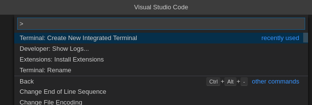 Assign shortcut to commands from command panel · Issue #67053 ...