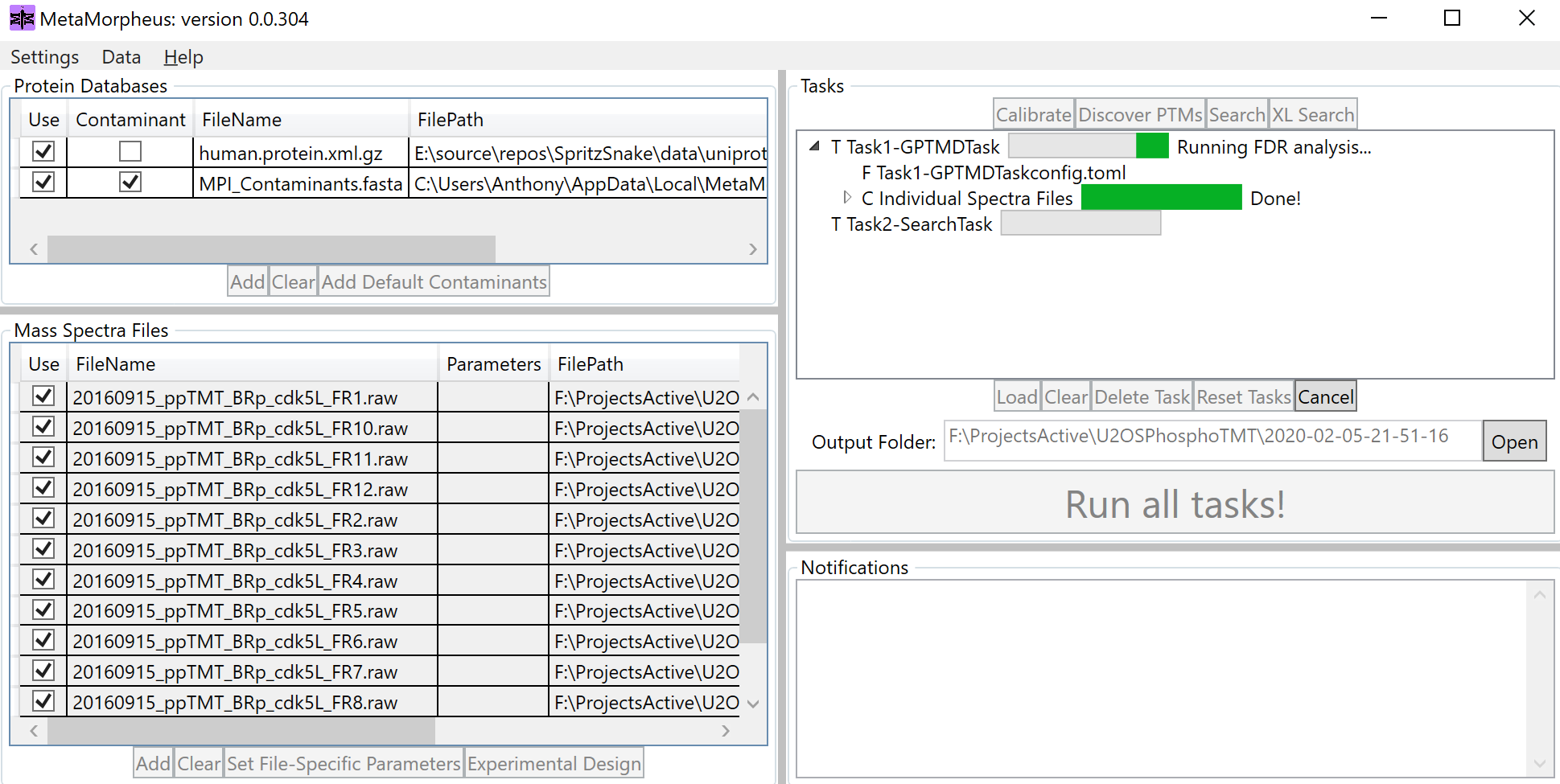 Stuck on FDR analysis for TMT run · Issue #1836 · smith-chem-wisc/MetaMorpheus · GitHub