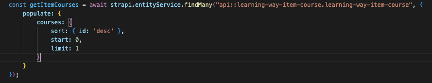 Start And Limit Are Not Working In Populate With Entity Service V471 But This Was Working Old 5503