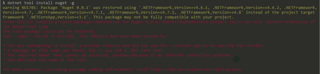 Dotnet Nuget Add Source Doesnt Exist · Issue 18476 · Dotnetdocs 0306