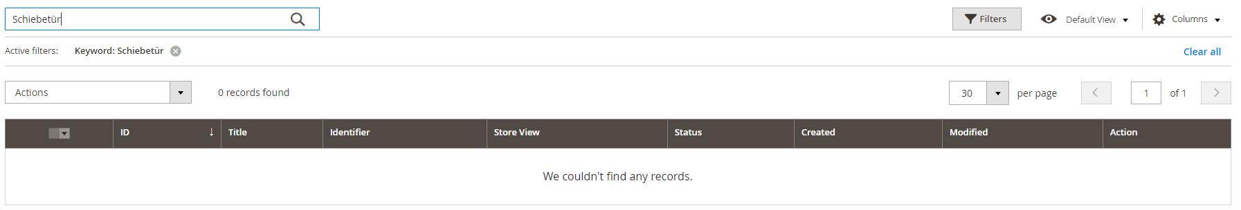 Backend Search not working properly · Issue #31964 · magento/magento2 · GitHub