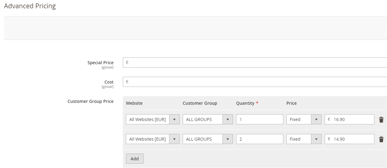 Customer Group Price - Price is not getting updated on QTY change · Issue #32669 · magento ...