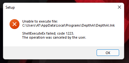 [BUG] Unable to execute file · Issue #622 · luxonis/depthai · GitHub