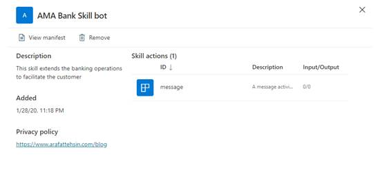 Skills show 0 input 0 output in Power Virtual Agent · Issue #2933 · microsoft/botframework ...