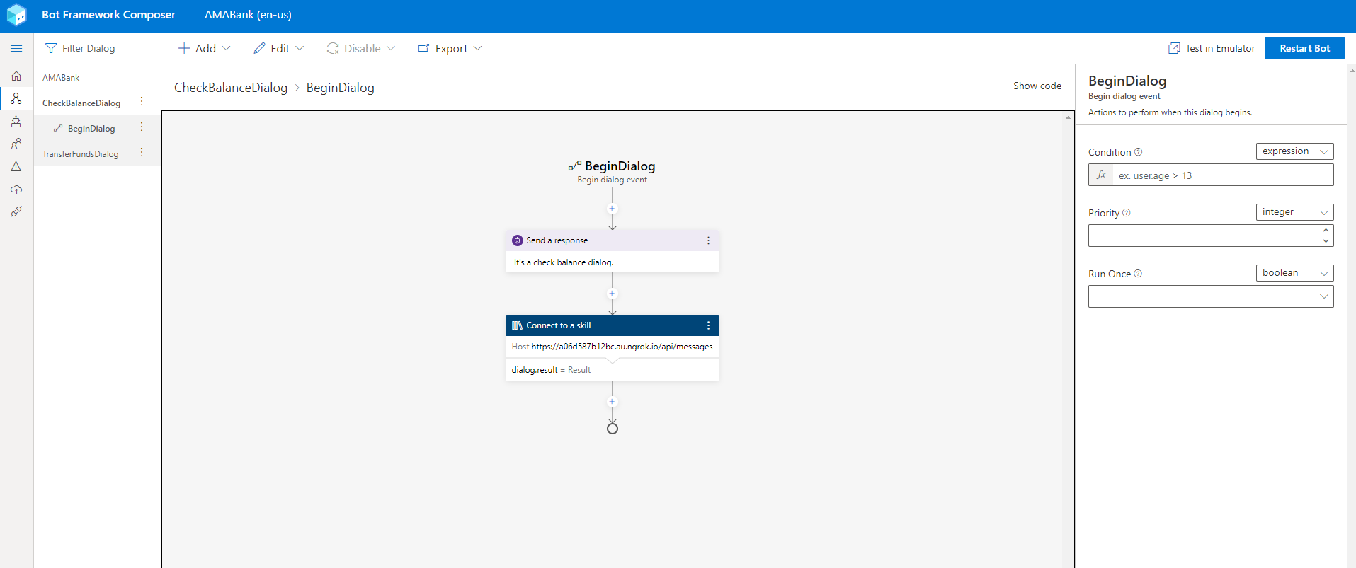 Consumer bot is processing the request before Skills every time · Issue ...