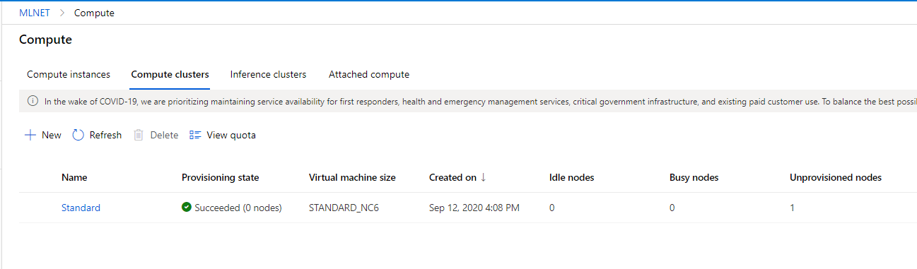 Model Builder error on Azure Training · Issue #991 · dotnet/machinelearning-modelbuilder · GitHub