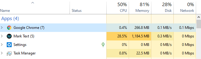 在我的电脑上运行很卡 · Issue #1660 · marktext/marktext · GitHub