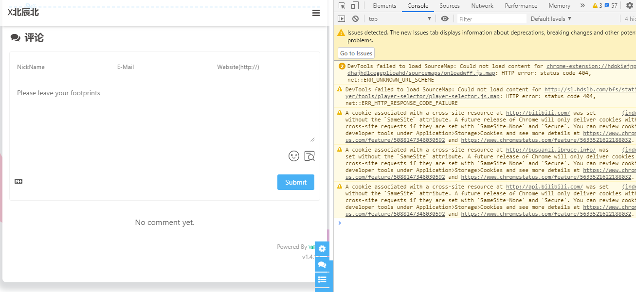 Valine评论系统异常 · Issue #260 · jerryc127/hexo-theme-butterfly · GitHub