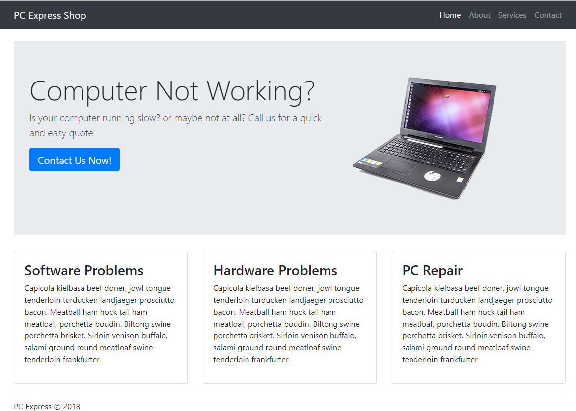 Github Dennyparas Basic Express Website Basic Nodejs Website Using
