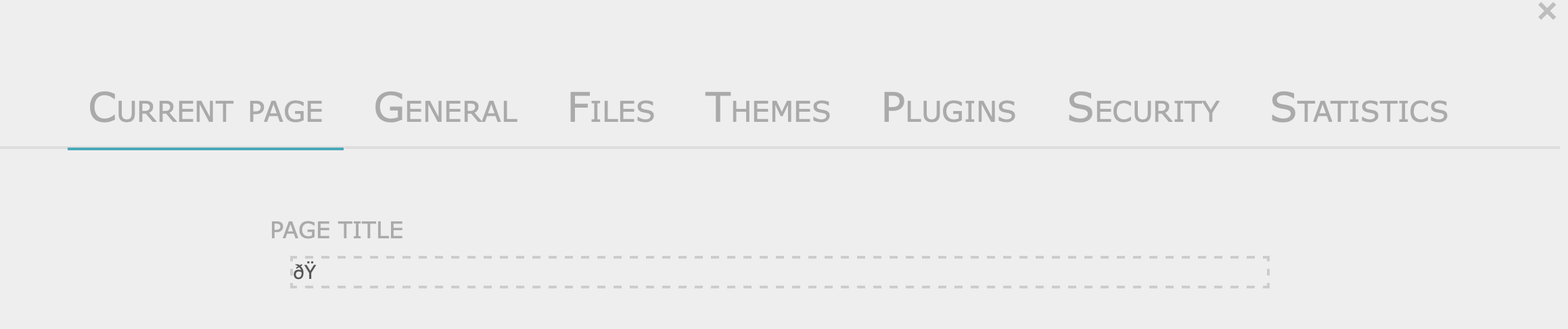 [Bug/Request] Proper UTF-8 in admin/settings fields · Issue #195 · WonderCMS/wondercms · GitHub
