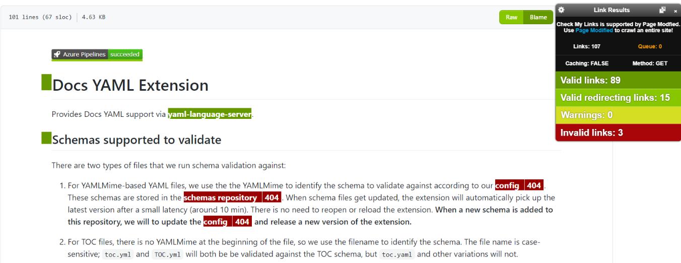 Docs Yaml Readmemd Broken Urls · Issue 678 · Microsoftvscode Docs Authoring · Github