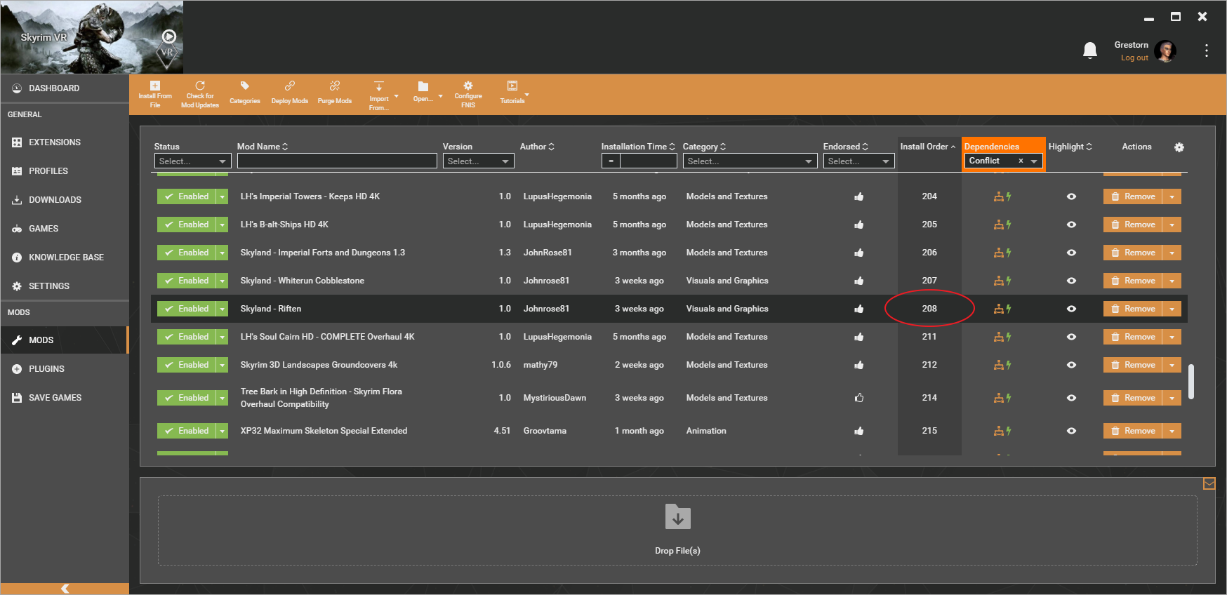 Manage File Conflicts Shows Wrong Default · Issue 2119 · Nexus Modsvortex · Github