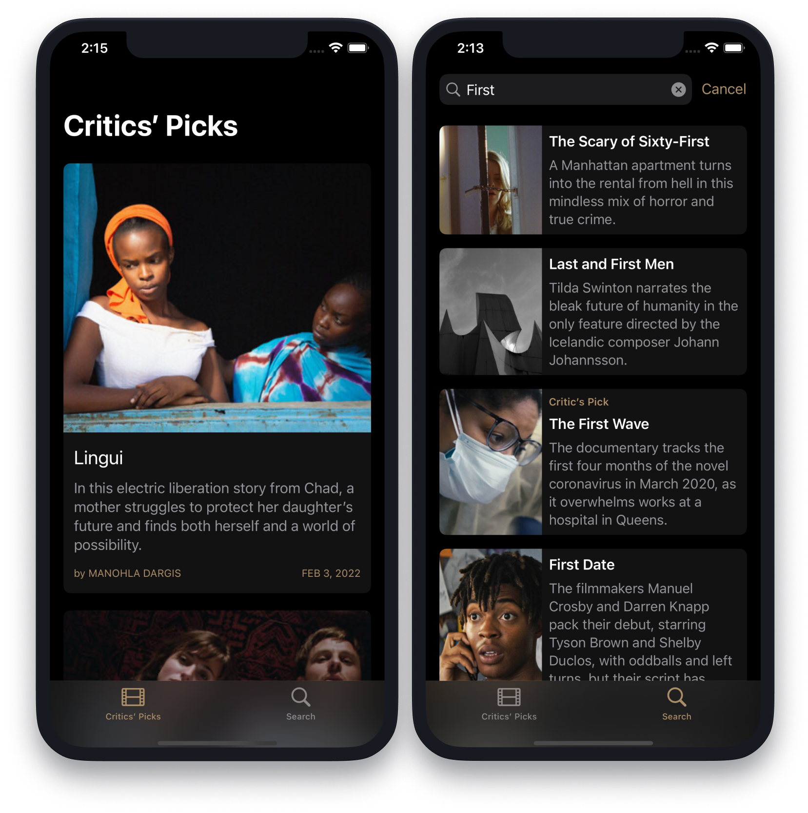 GitHub - phillipbaker/CriticalMovies: An iOS app that displays New York Times Critic’s Pick ...