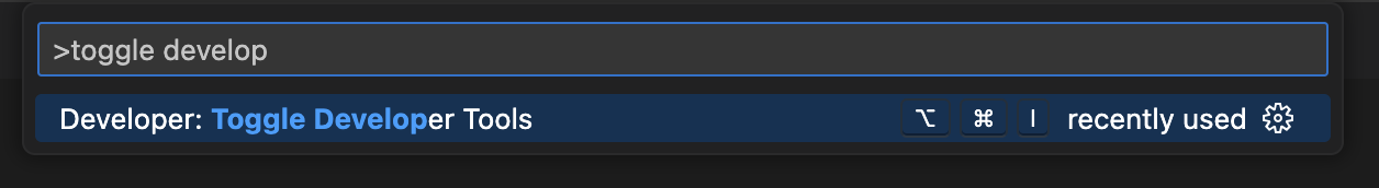 Developer console not opening with the specified cmd shortcut · Issue #174218 · microsoft/vscode ...