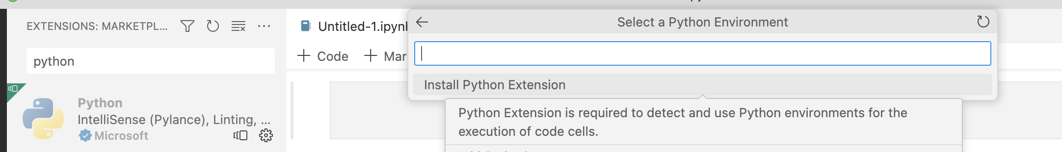 Disabled Python extension is being incorrectly detected as not installed · Issue #13594 ...