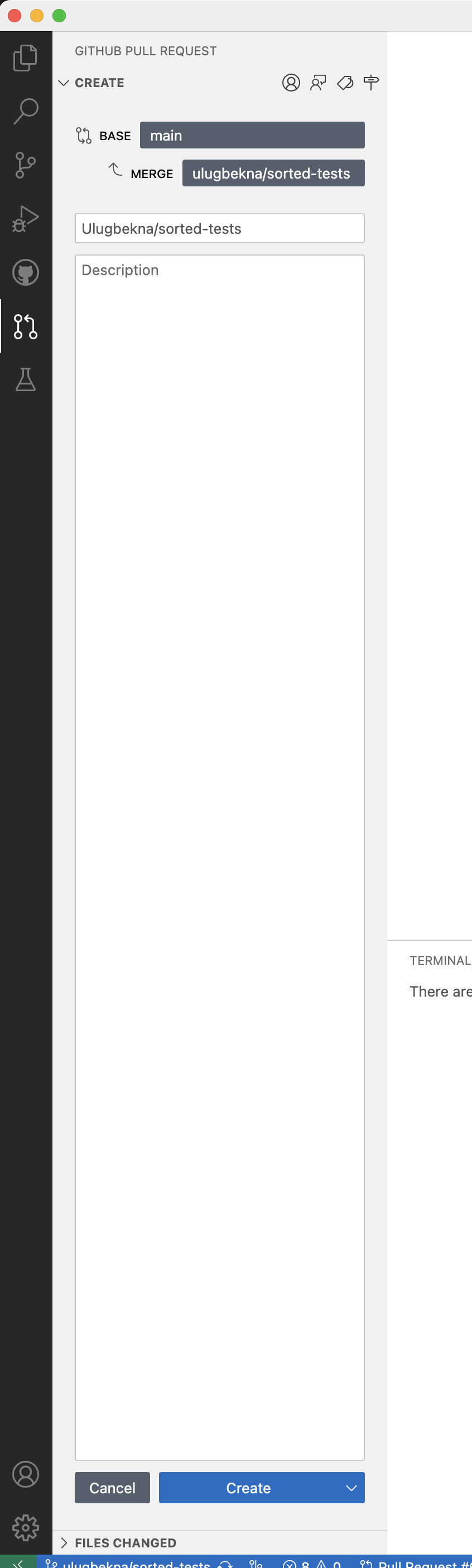 New Create Pr View Could Suggest Reviewers In The View · Issue 5056 · Microsoft Vscode Pull