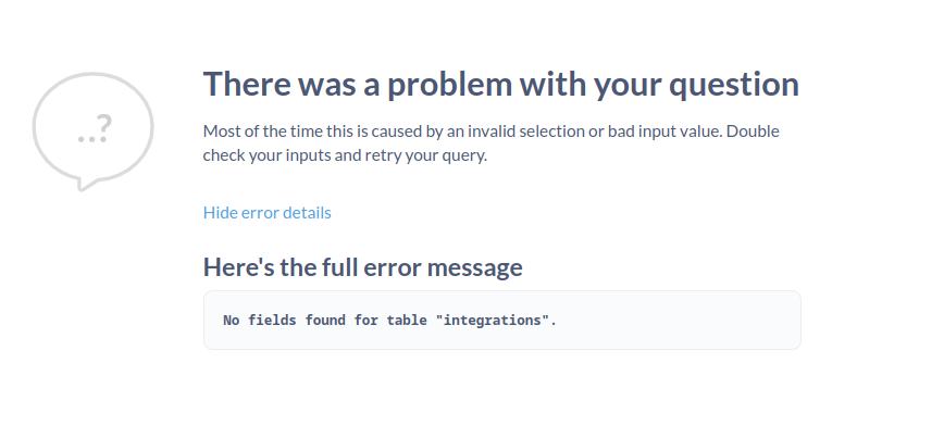 Error Trying To Show Tables With Jsonfield Columns From Redshift Db · Issue 28564 · Metabase 