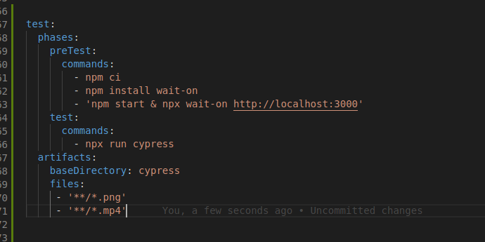 Test Phase Hangs On Even If The Cypress Tests Successfully Pass · Issue 671 · Aws Amplify