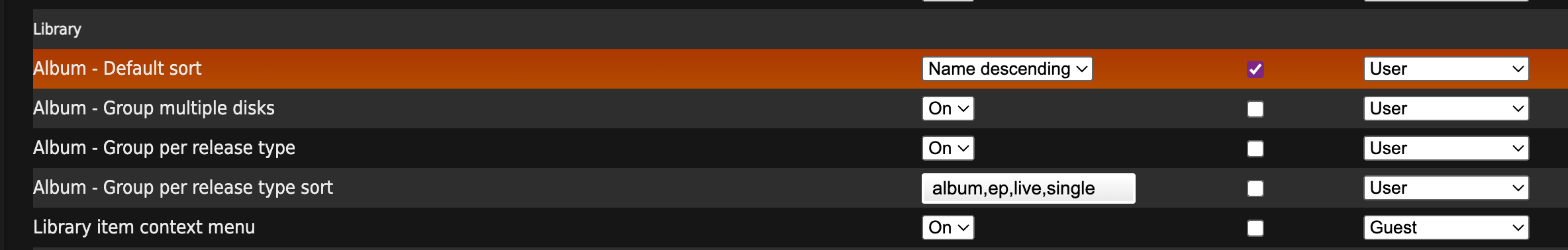 Album order doesn't follow expectations · Issue #3611 · ampache/ampache · GitHub