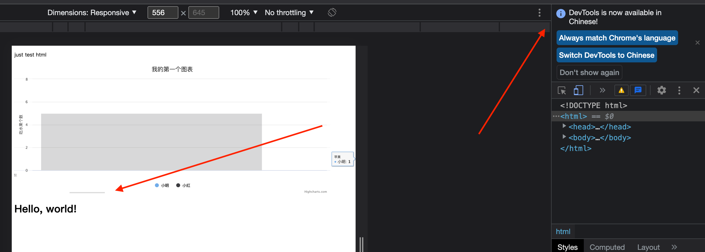 Always have a darkgray color scrollbar on iOS when I configure the scrollablePlotArea · Issue ...