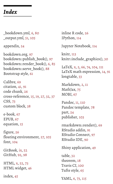 Add index entries · Issue #207 · rstudio/rmarkdown-cookbook · GitHub