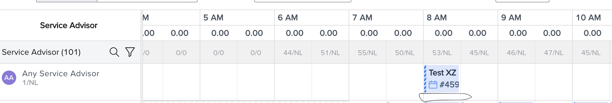 Ability to choose the extra space in slots when an event is available ...
