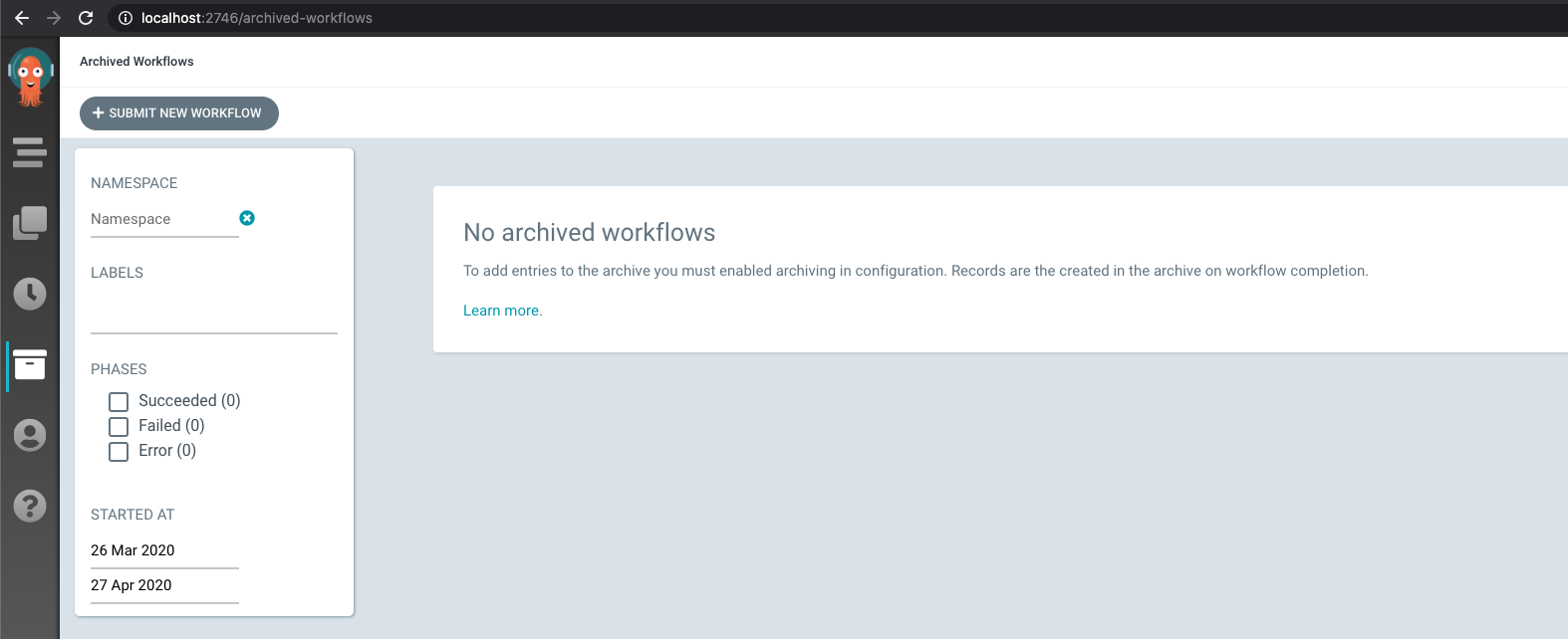Argo-server does not show any archived workflows · Issue #323 ...