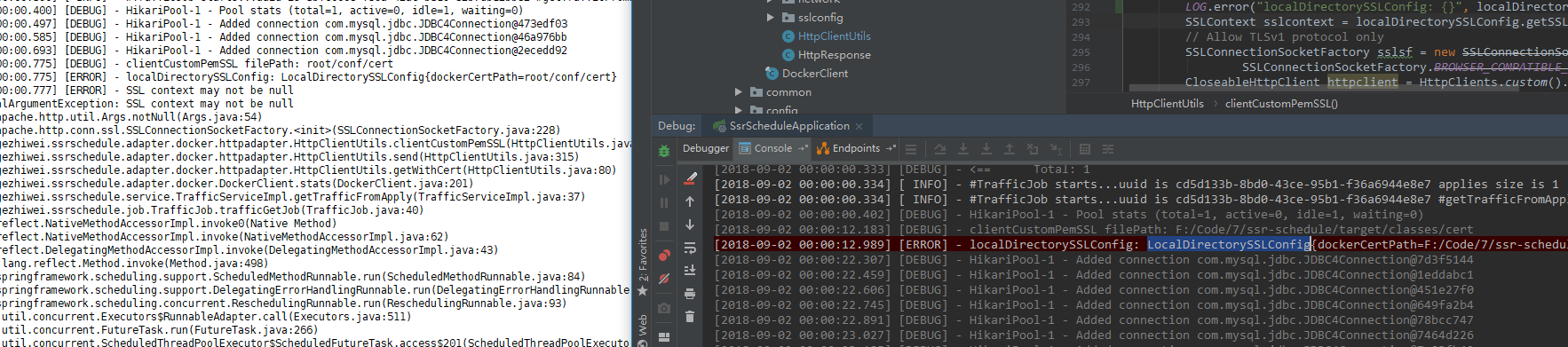 ClassUtils.getDefaultClassLoader().getResource("cert").getPath().substring(1); Confused · Issue ...