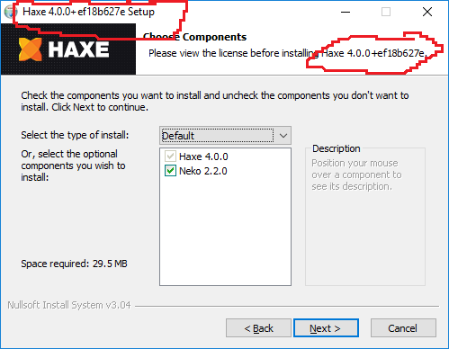 Title of the Haxe 4 installer contains build/commit hash · Issue #8907 · HaxeFoundation/haxe ...