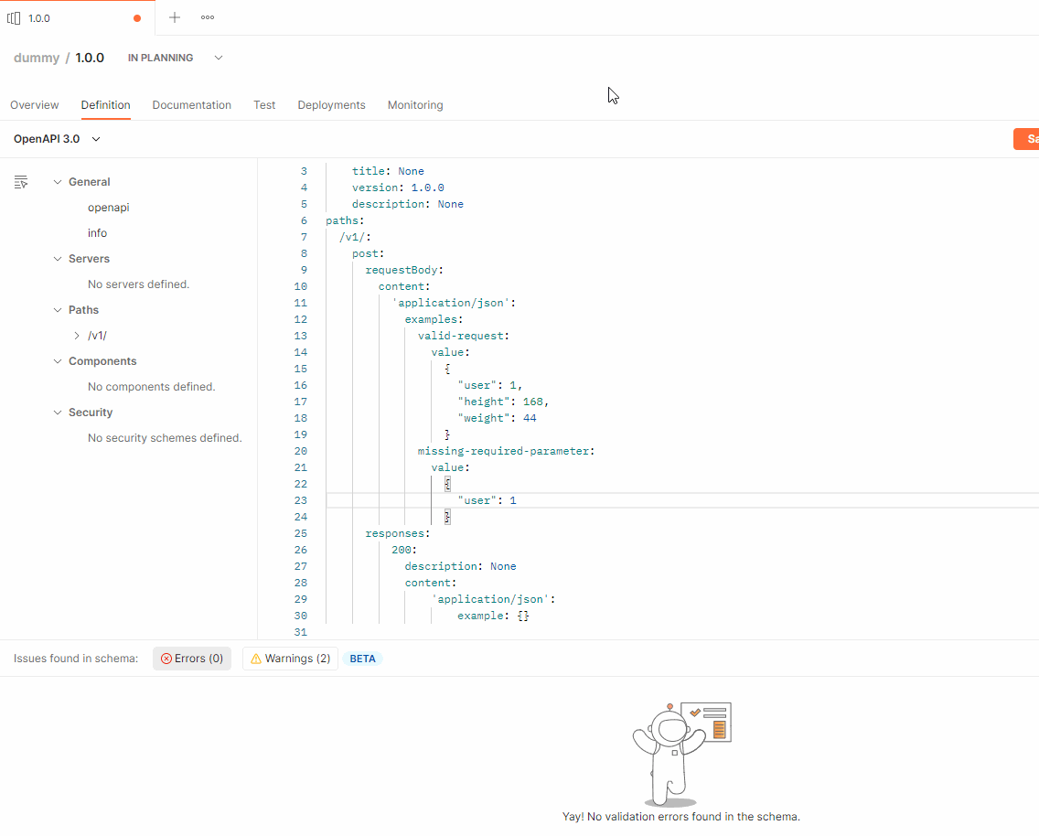 Please Support Multi Request Examples On Generated Document · Issue 425 · Postmanlabs Openapi