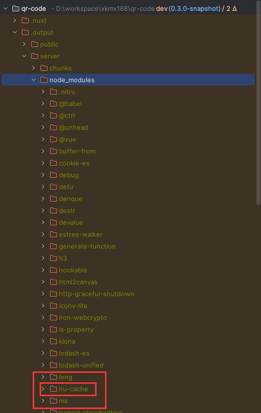s deploy Nuxt3 应用导致线上服务端缺少 lru-cache 包 · Issue #701 · Serverless-Devs/Serverless-Devs · GitHub