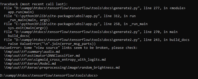 Error after running `python generate2.py --output_dir=/tmp/out` · Issue ...