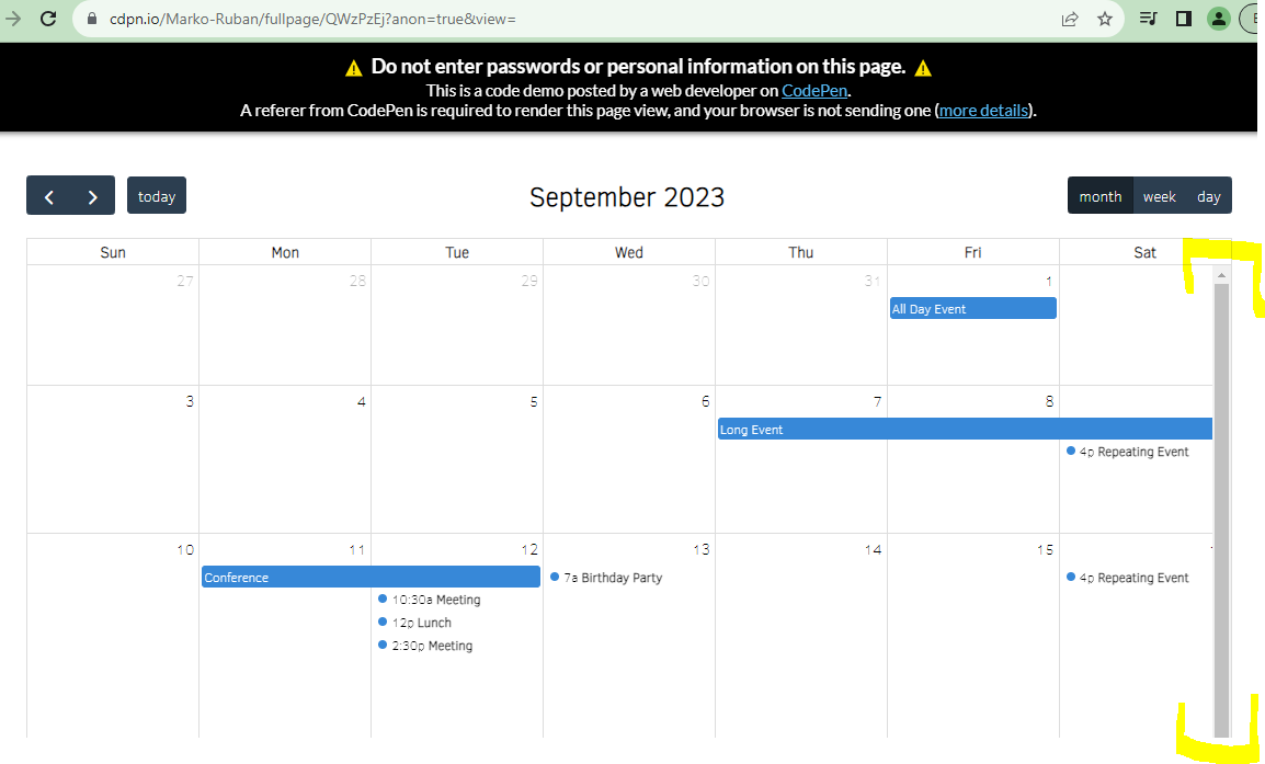 Vertical scrollbar appears when font is loaded after calendar · Issue #7491 · fullcalendar ...