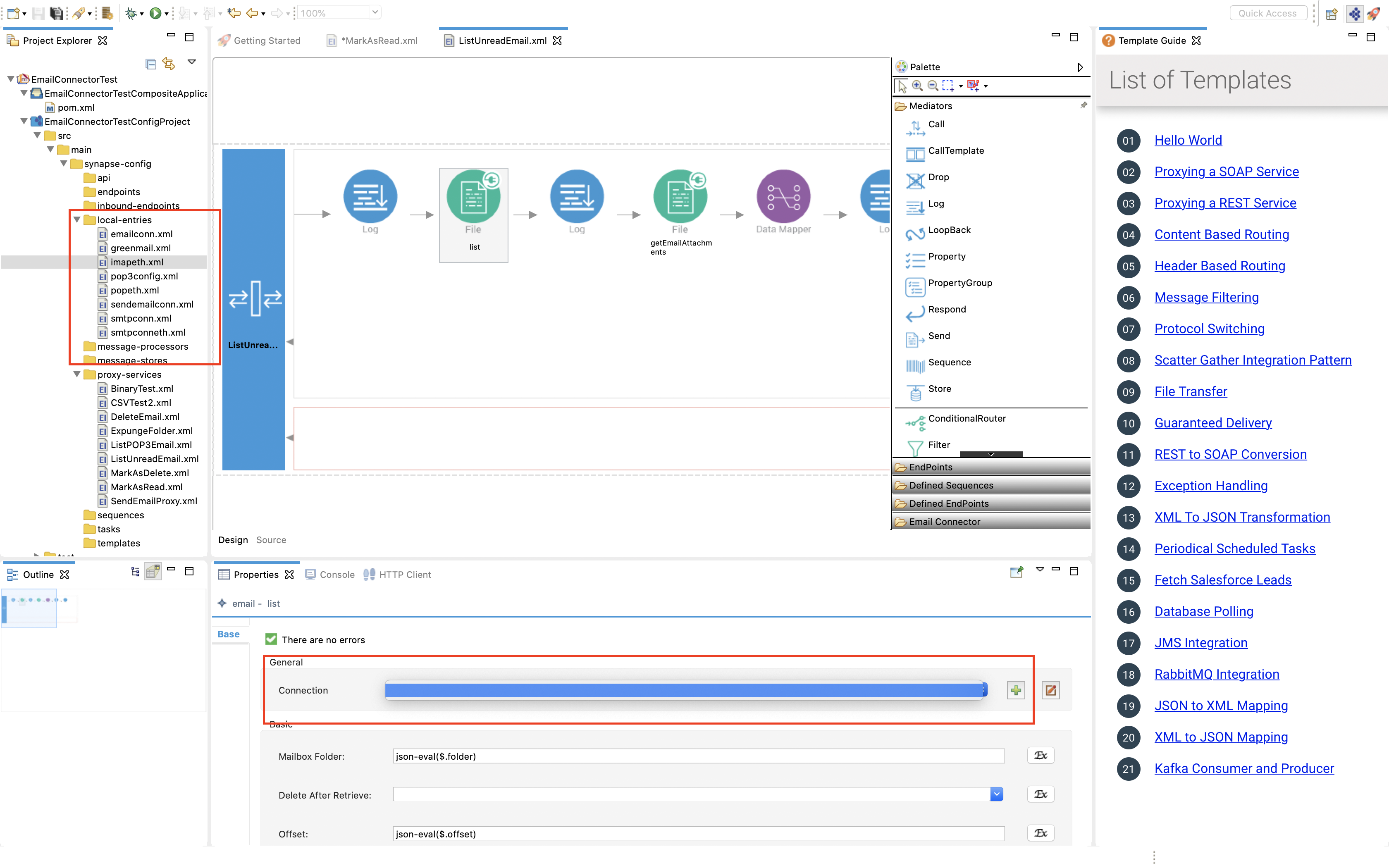 Cannot select existing connections from local entries for connectors · Issue #184 · wso2 ...