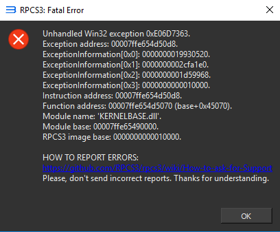 install firmware crash · Issue #4918 · RPCS3/rpcs3 · GitHub