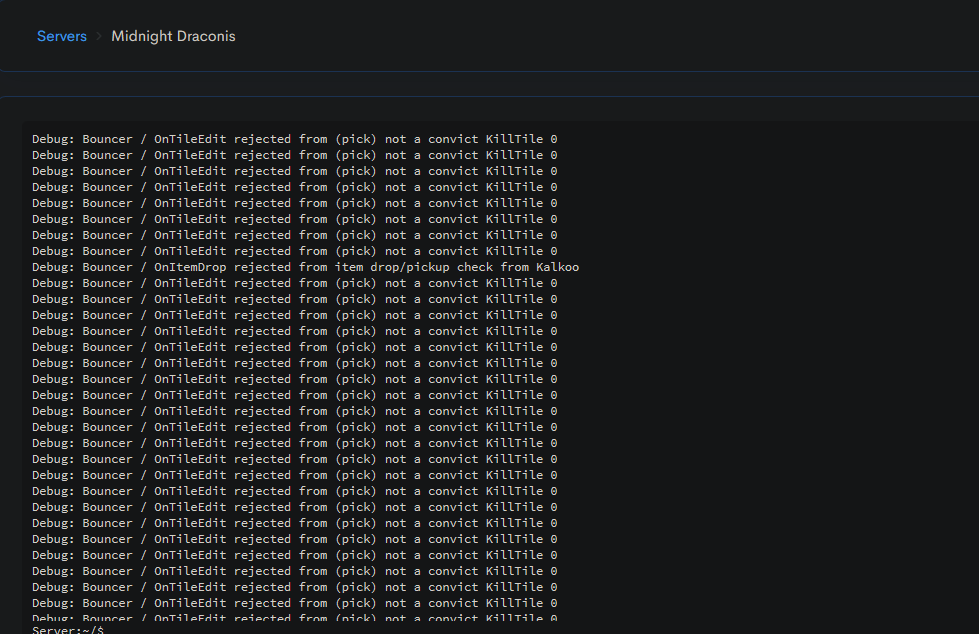 Tile Destruction Issues · Pryaxis TShock · Discussion #2227 · GitHub